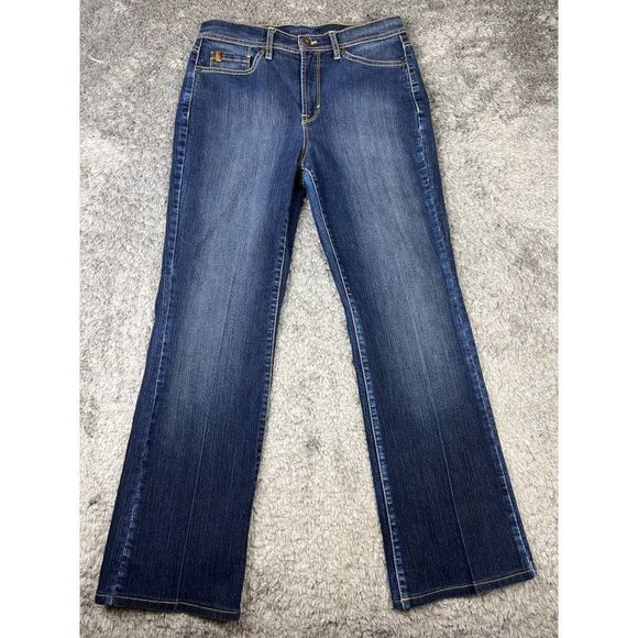 jeanstar | Jeans | Jeanstar Jeanswoman Dark Stone Wash Flare Bootcut ...